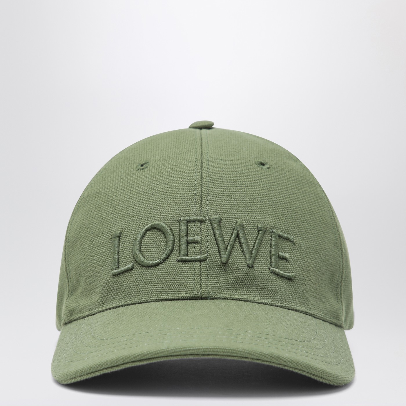 Loewe Sage green baseball cap with logo | TheDoubleF