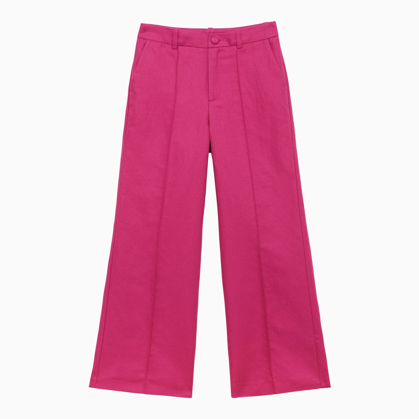 Chloé Pink linen and cotton trousers | TheDoubleF