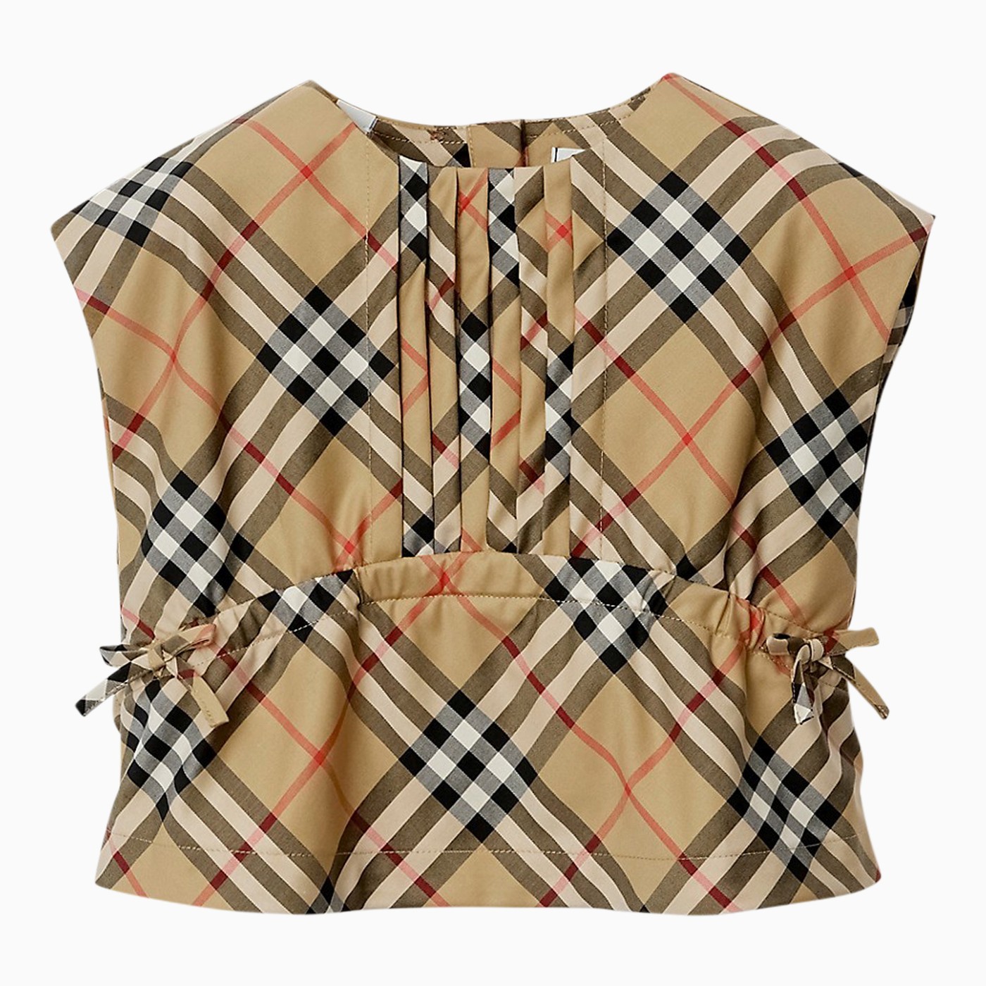 Burberry Beige cotton check top | TheDoubleF