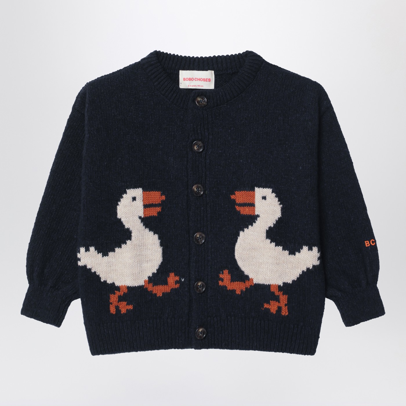 Bobo Choses Navy blue La Oca cardigan | TheDoubleF