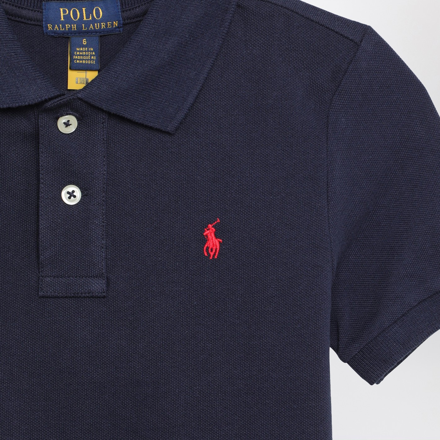 Polo Ralph Lauren Polo blu navy in cotone con logo | TheDoubleF