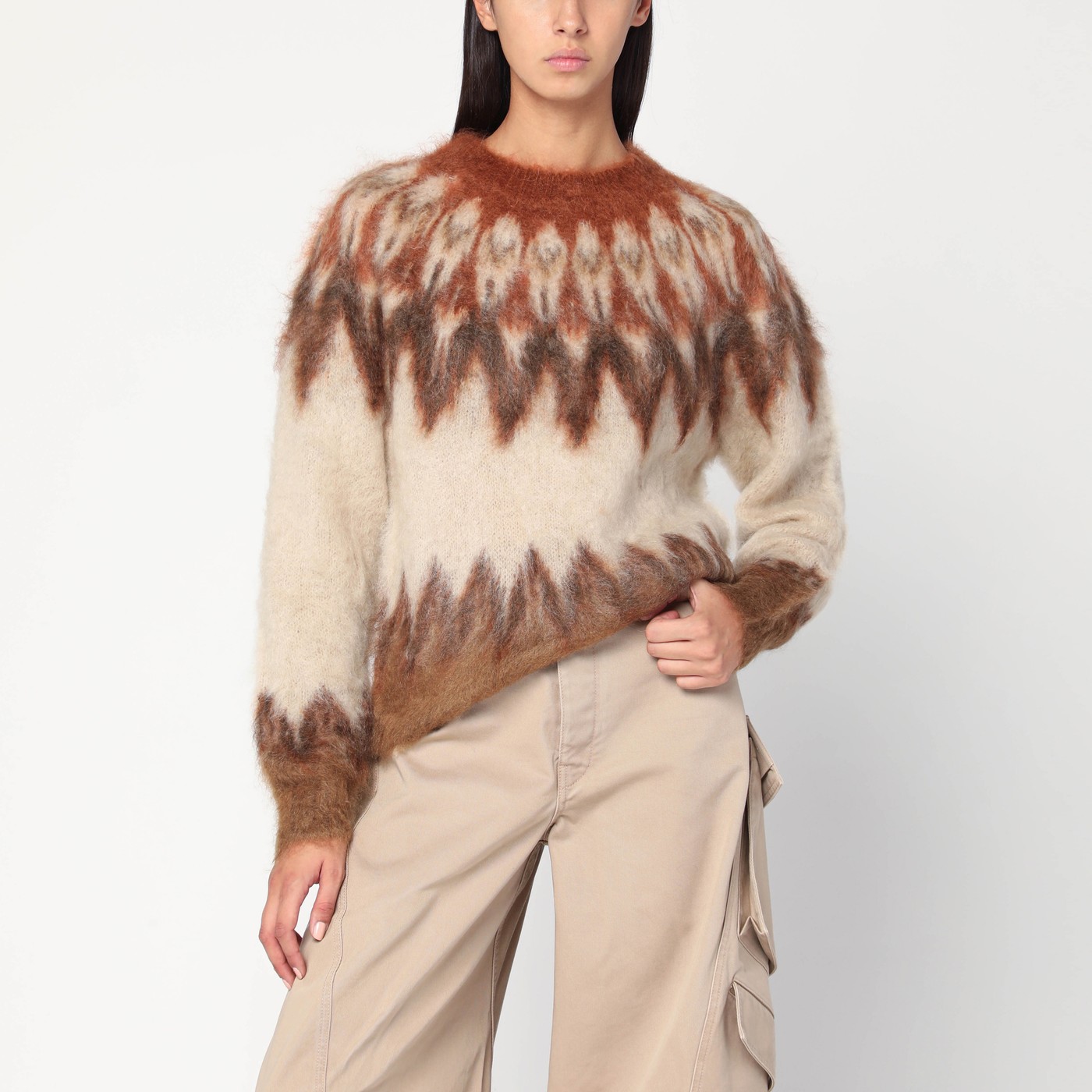 ISABEL MARANT Étoile Natania sweater in mohair | TheDoubleF