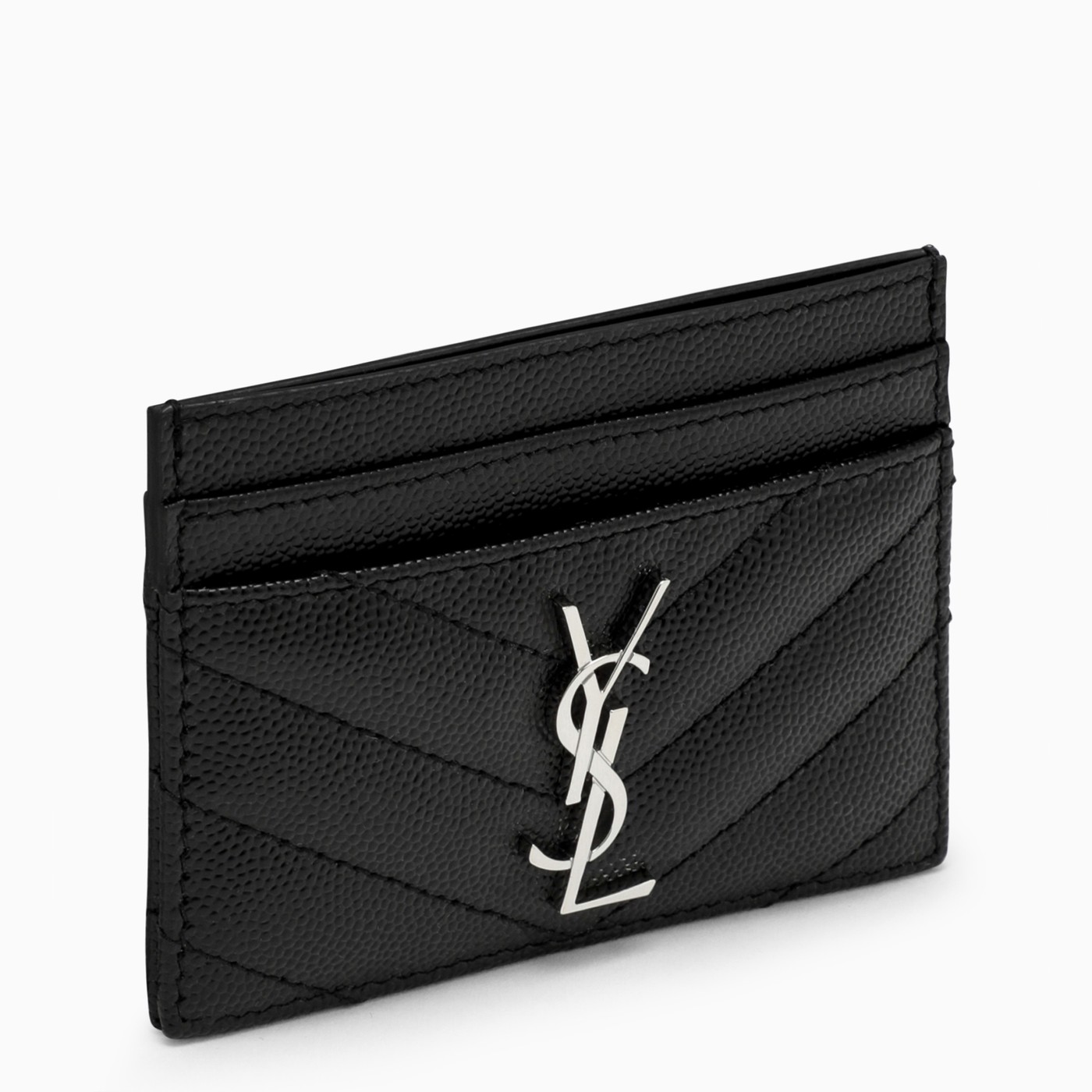 Saint Laurent Black leather card holder | TheDoubleF
