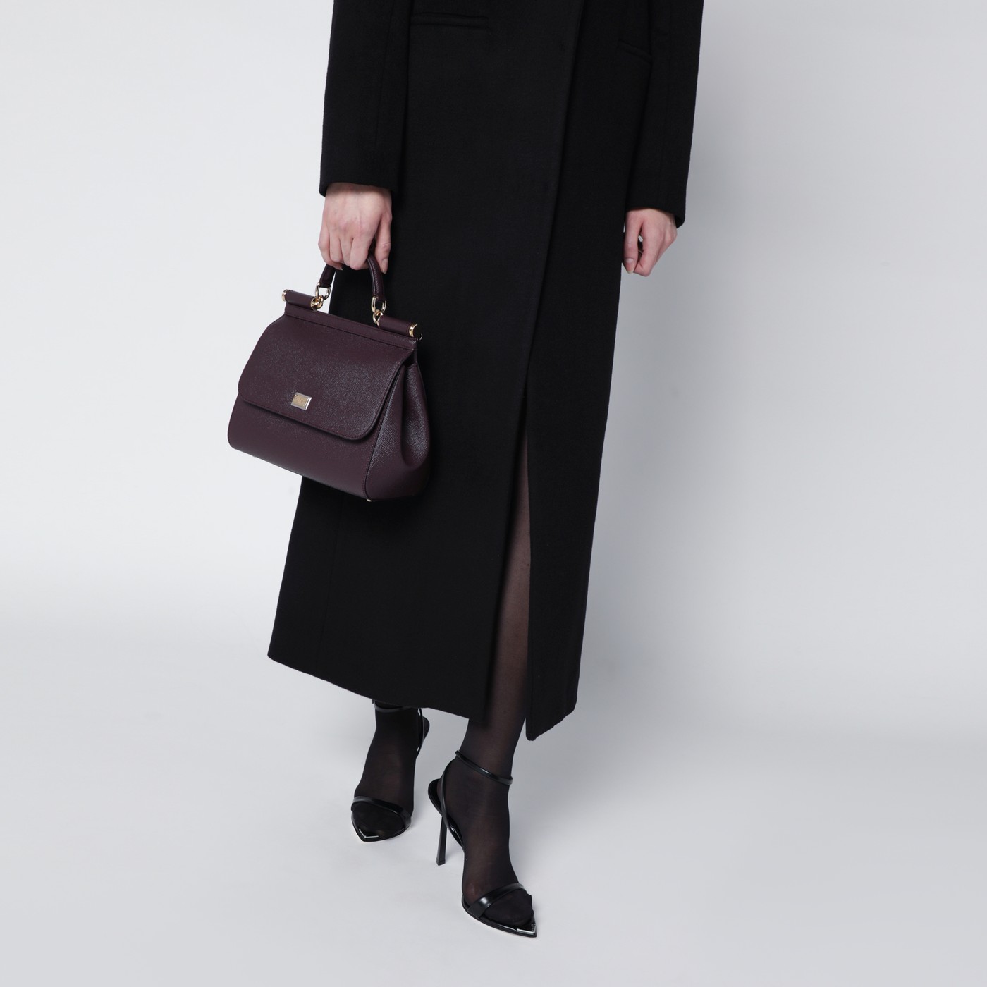 Dolce&Gabbana Borsa a mano Sicily grande color mosto | TheDoubleF