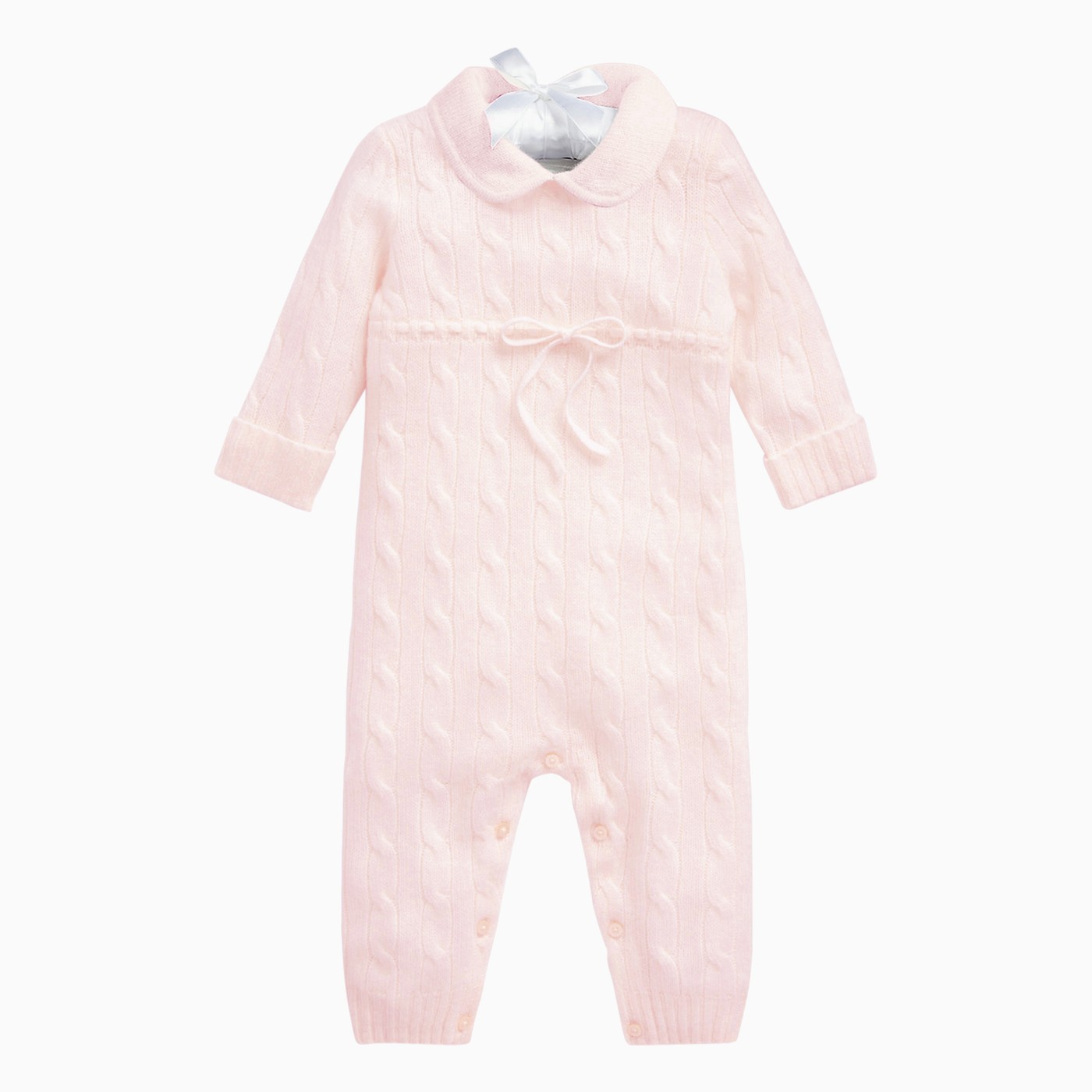 Polo Ralph Lauren Tuta rosa in maglia di cashmere | TheDoubleF