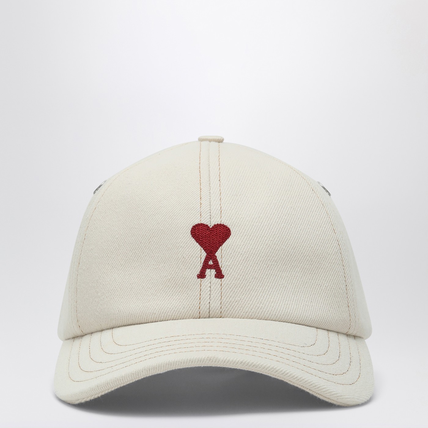 Ami Paris Ami De Coeur white baseball cap | TheDoubleF