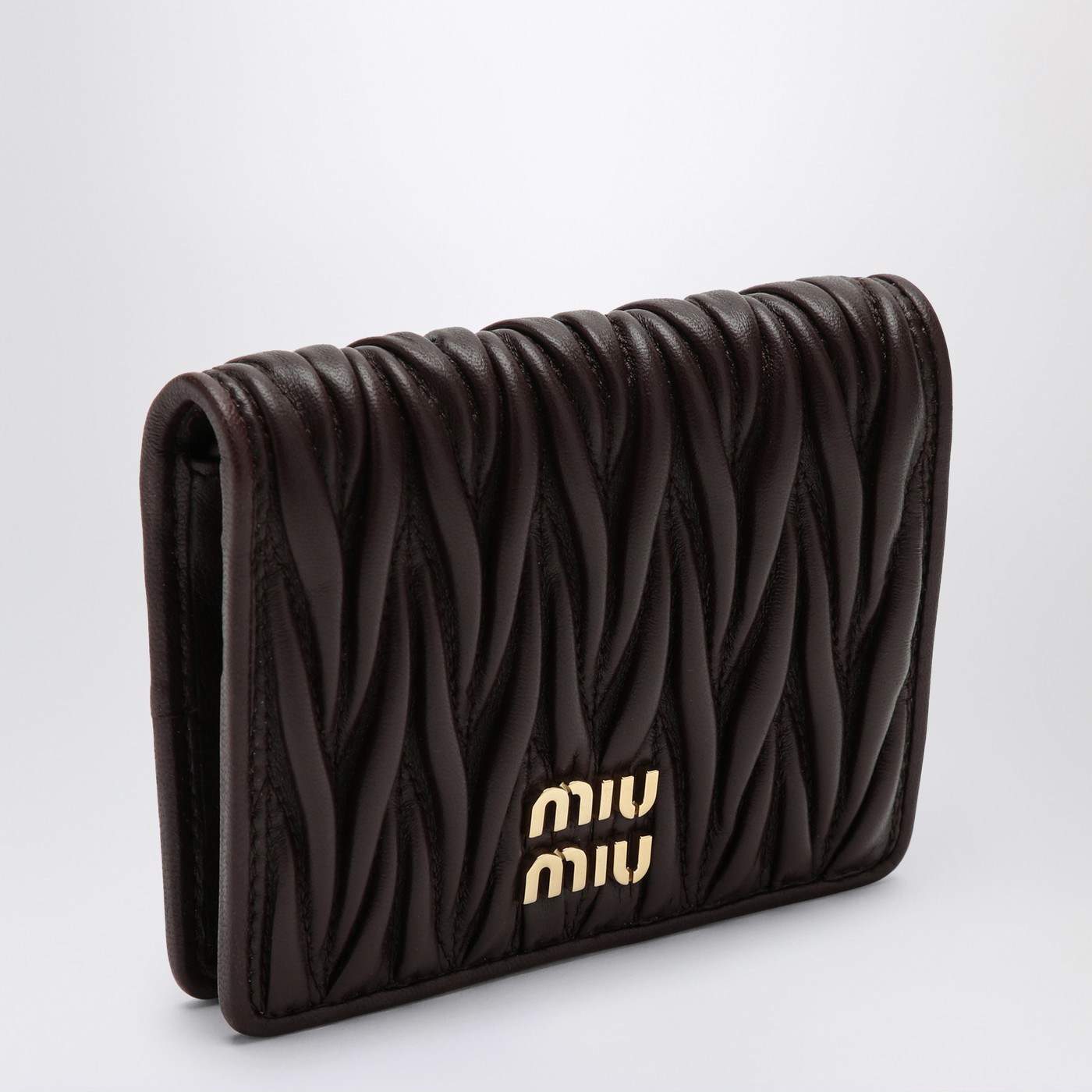 Miu Miu Radica coloured Nappa leather matelassé wallet | TheDoubleF