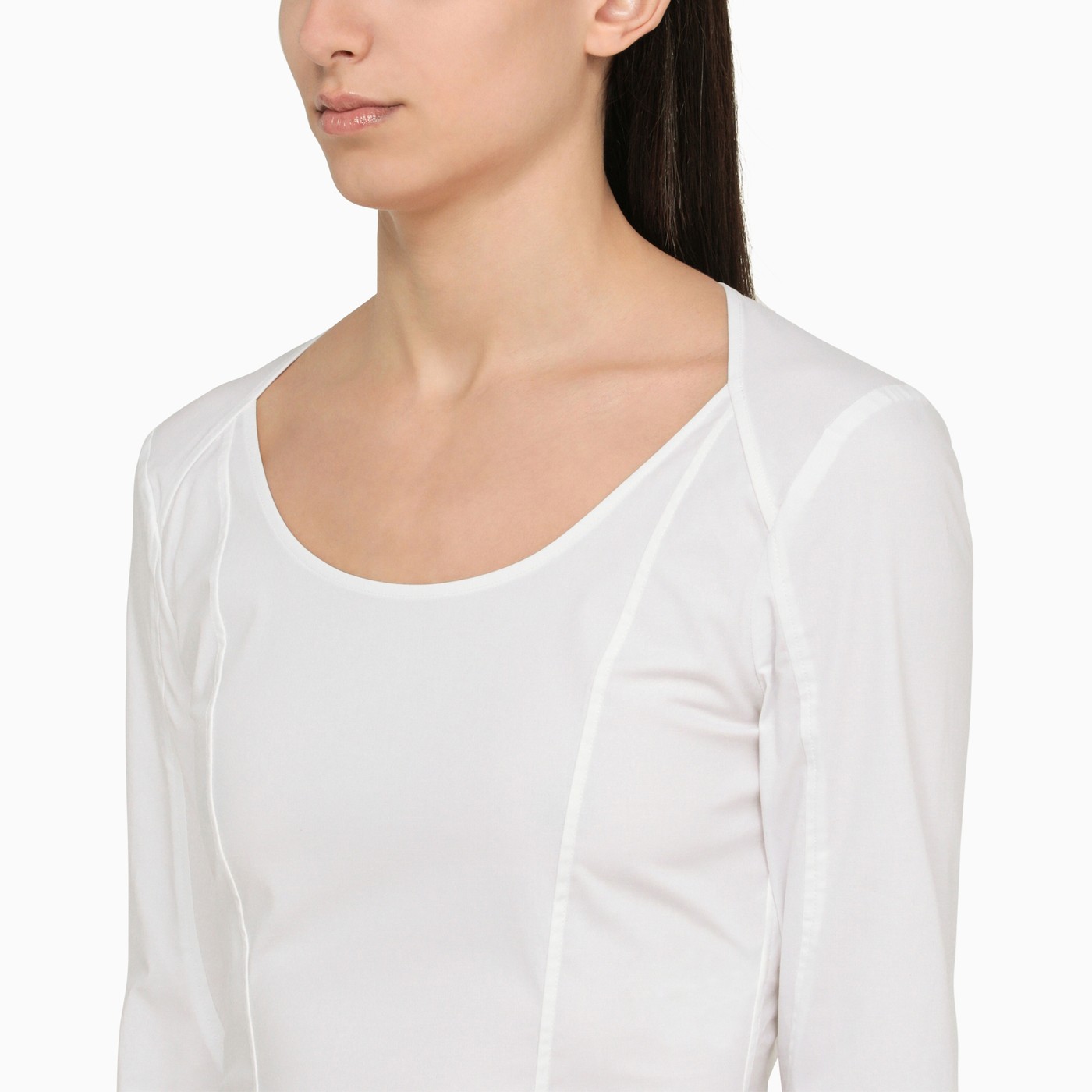 By Malene Birger Weiße Bluse aus Bio-Baumwolle Leyia | TheDoubleF