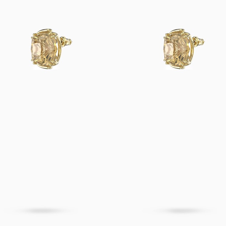 Swarovski Lucent pink hoop earrings | TheDoubleF