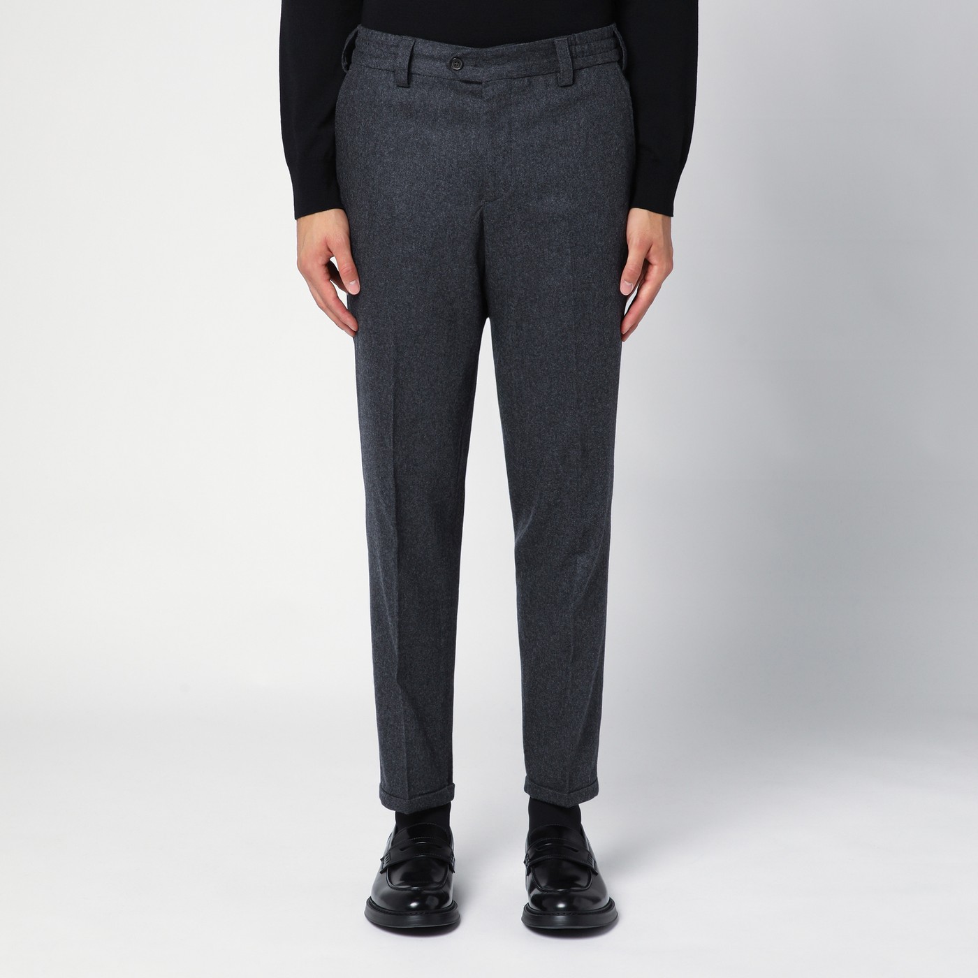 PT Torino Rebel grey wool trousers | TheDoubleF