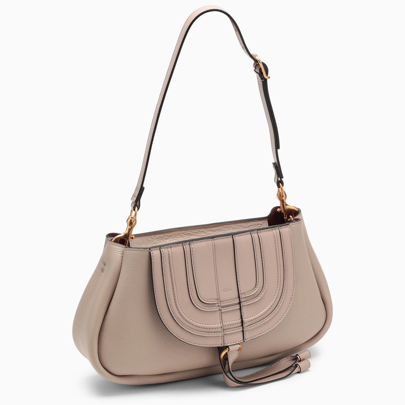 Chloé Marcie nomad beige clutch | TheDoubleF