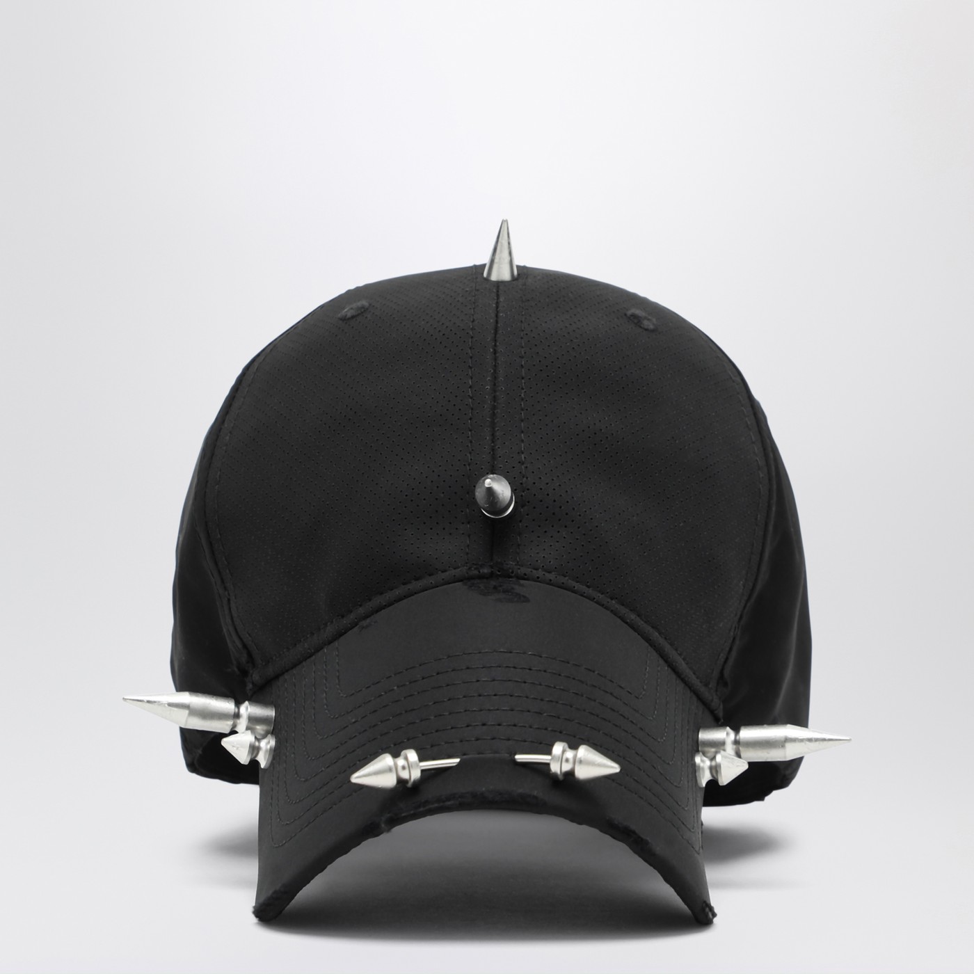 Balenciaga Black perforated spike hat | TheDoubleF