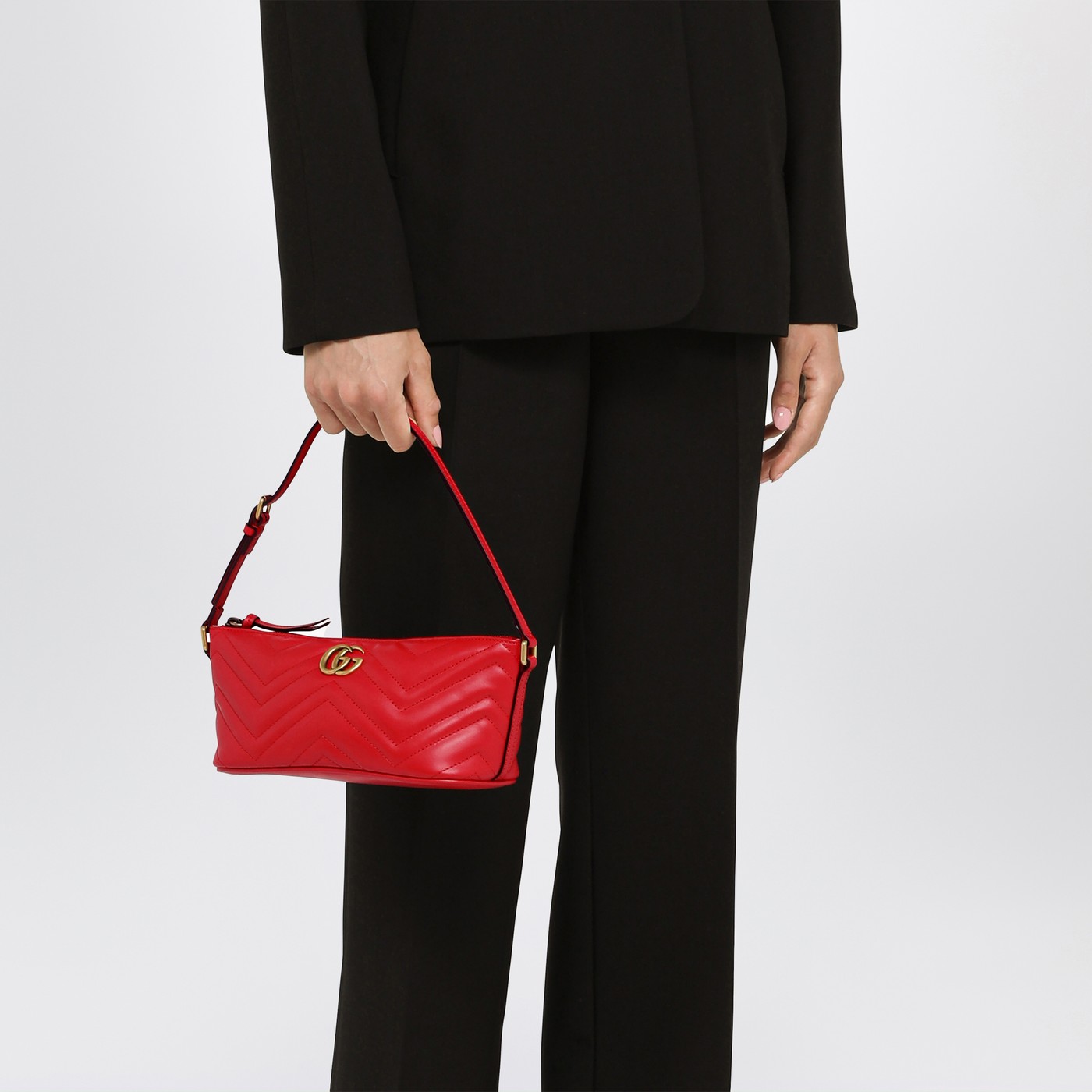 GUCCI GG Marmont red small shoulder bag | TheDoubleF