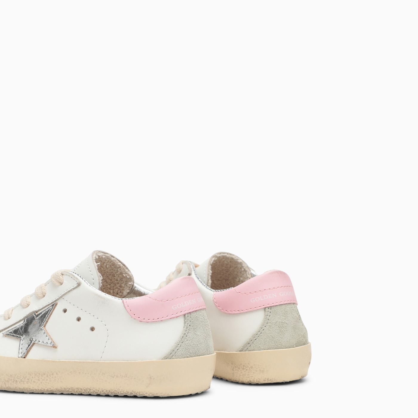 Golden Goose Super-Star white/pink sneaker | TheDoubleF