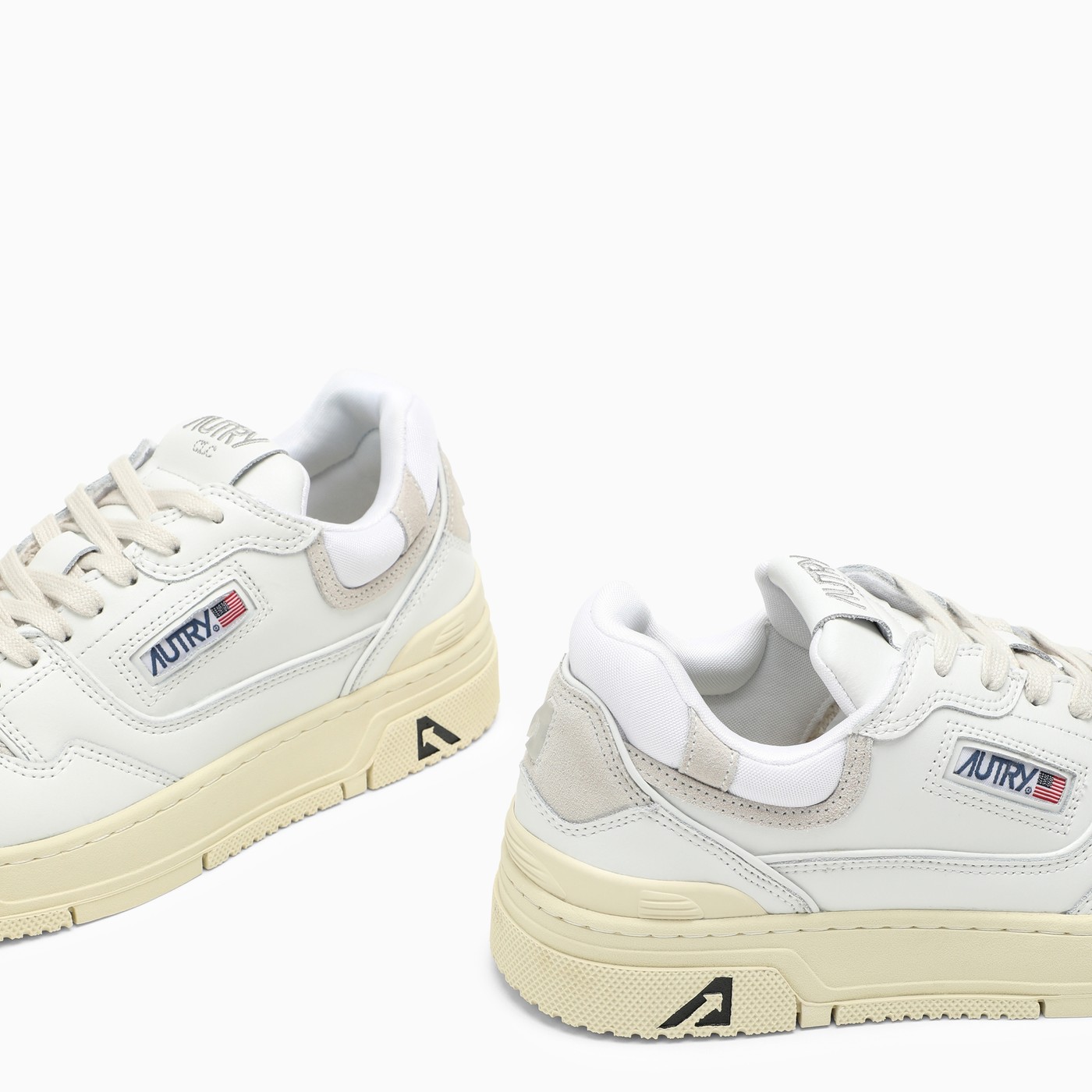 AUTRY Low CLC white leather trainer | TheDoubleF