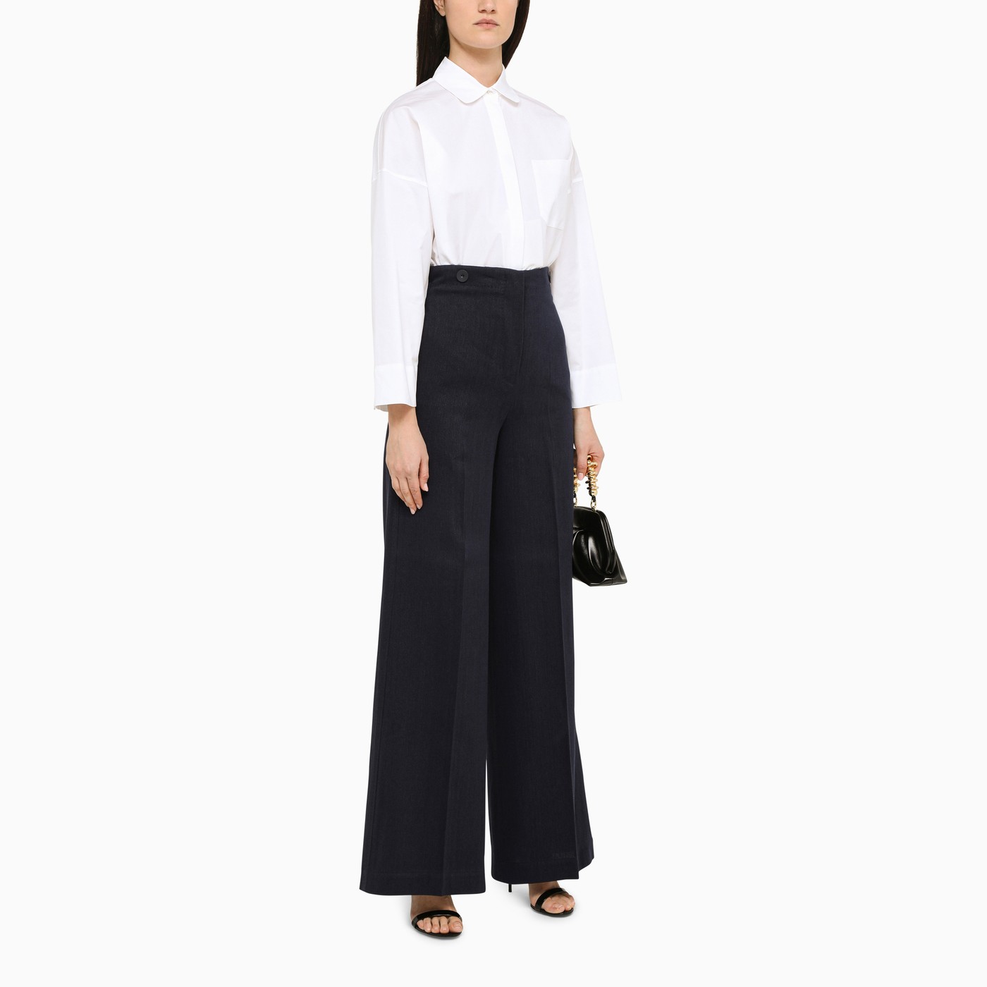 Max Mara Pantalone a palazzo blu | TheDoubleF