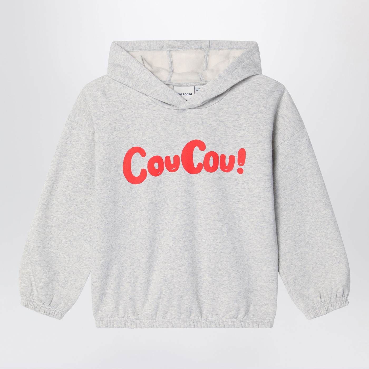 Mini Rodini Grey organic cotton hoodie | TheDoubleF