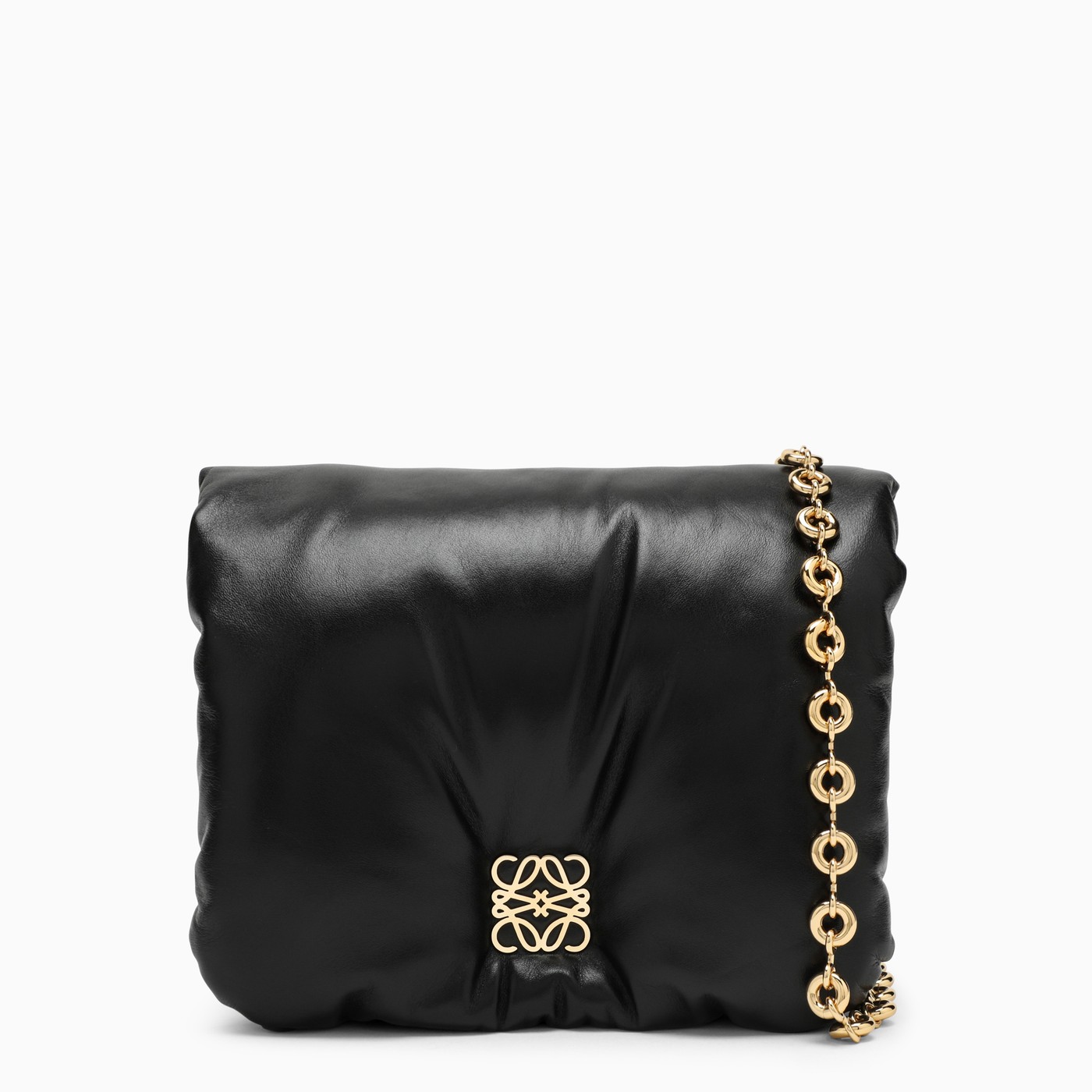 Loewe Goya black padded cross-body bag | TheDoubleF