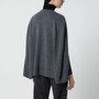 TOTEME Maglione a mantella grigio in cashmere | TheDoubleF