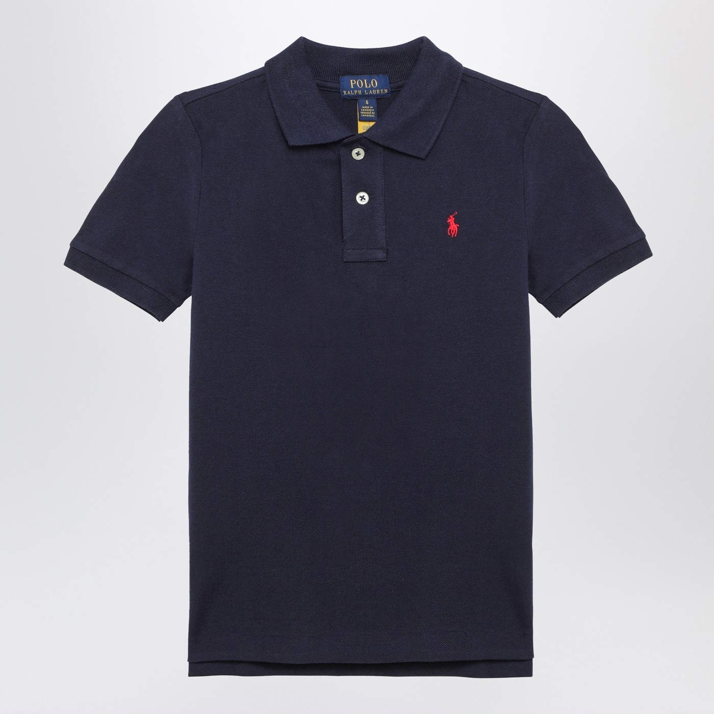 Polo Ralph Lauren Polo blu navy in cotone con logo | TheDoubleF