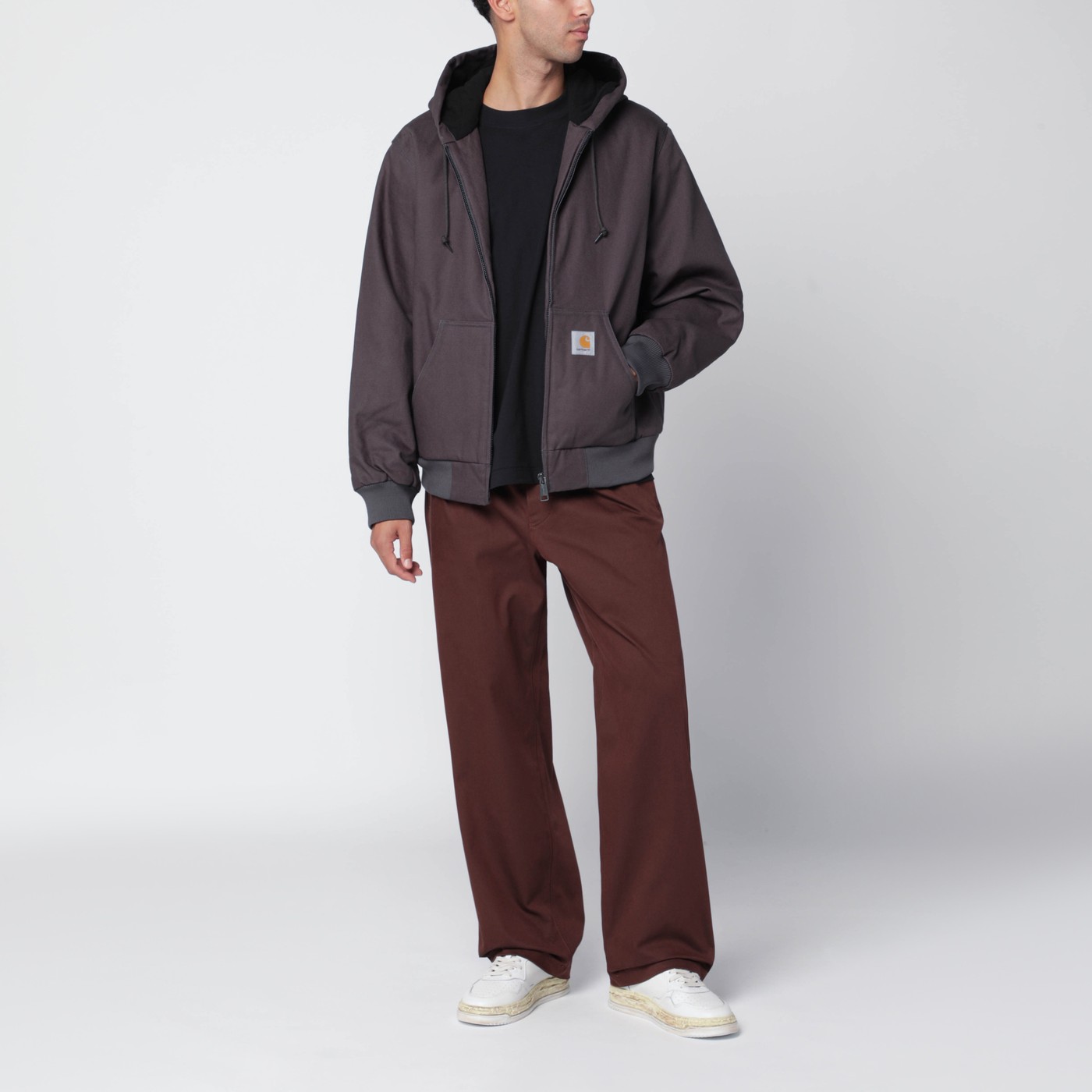 Carhartt WIP Active Jacket Winter graphite color | TheDoubleF