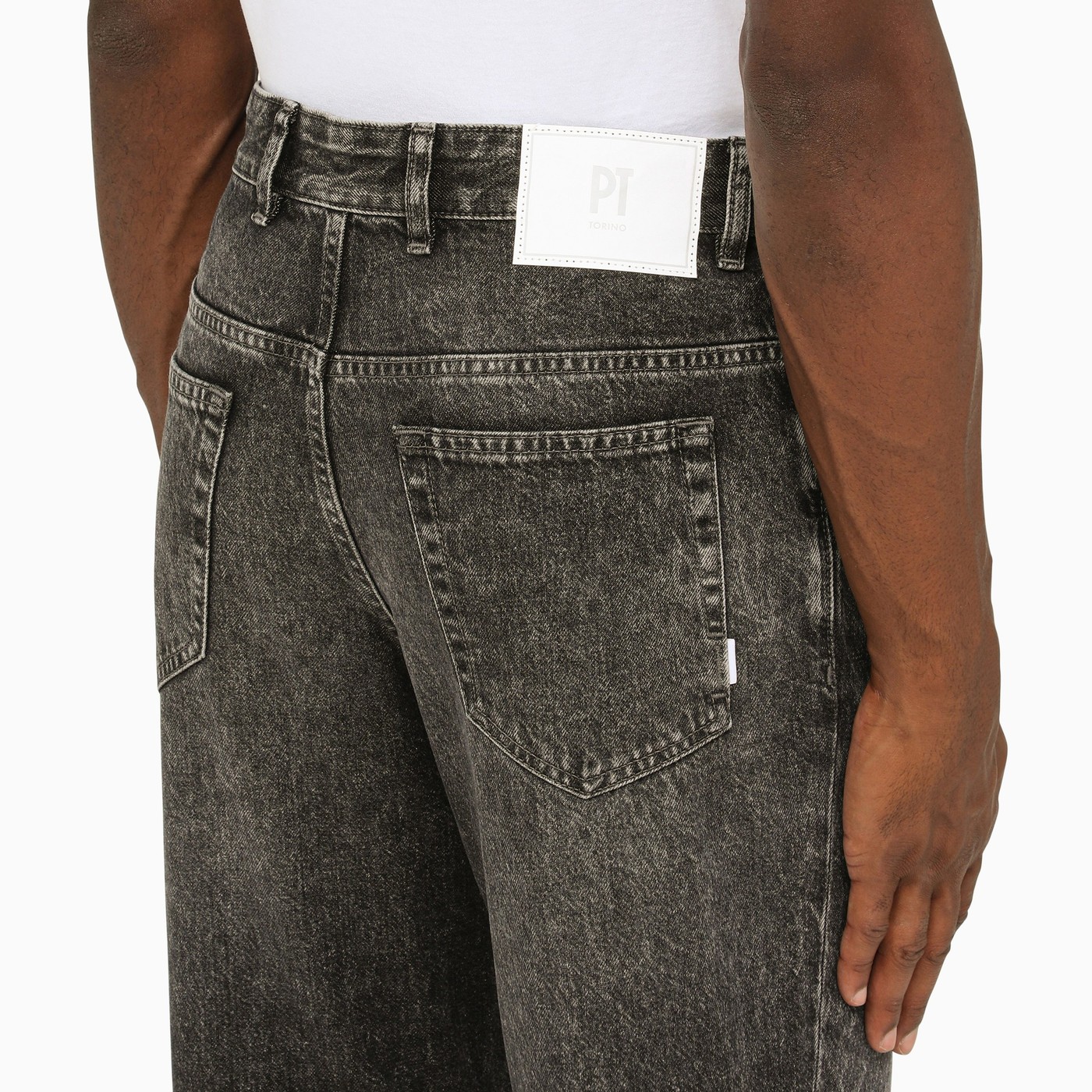 PT Torino Denim Dark grey Rebel regular jeans | TheDoubleF
