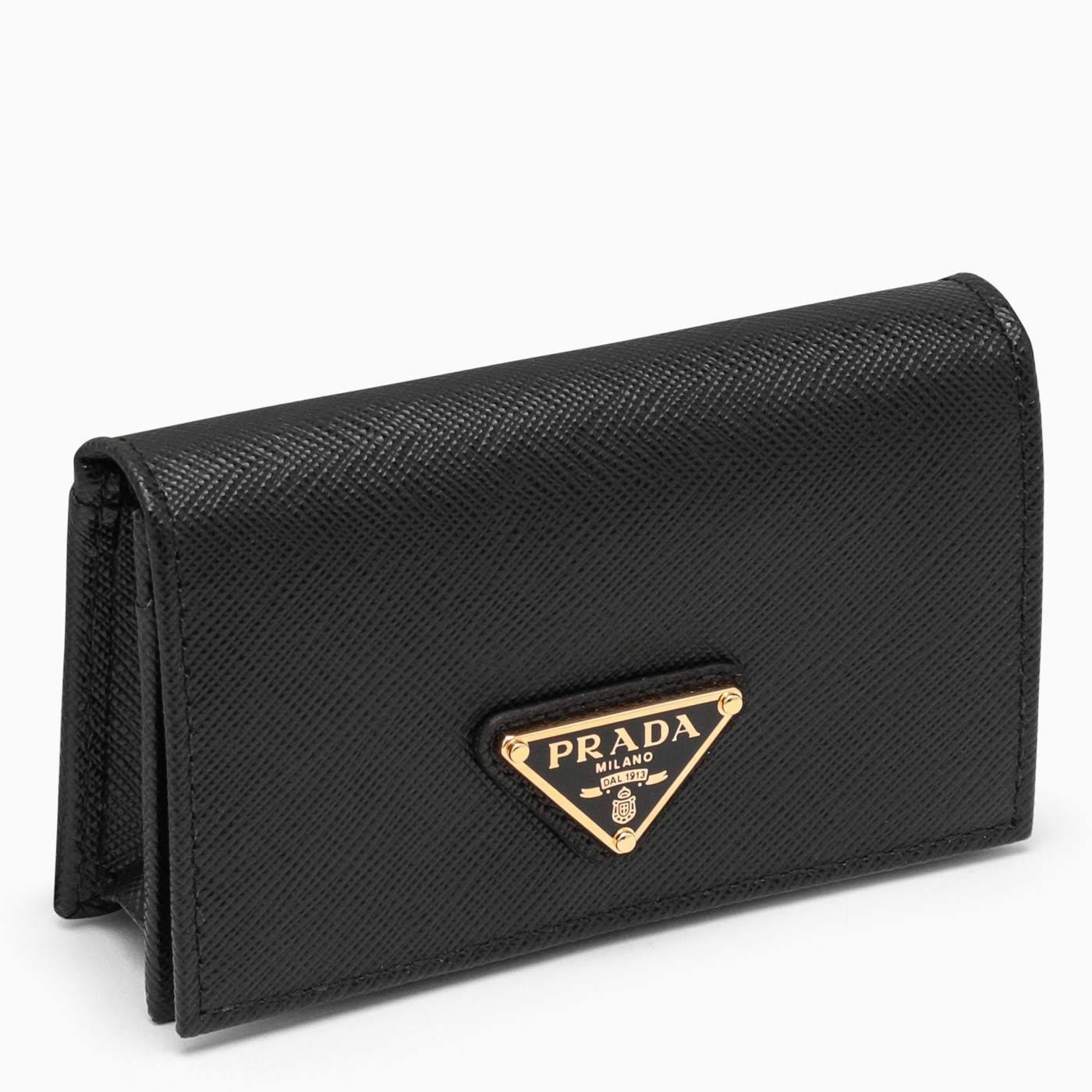 Prada Black Saffiano leather card case | TheDoubleF