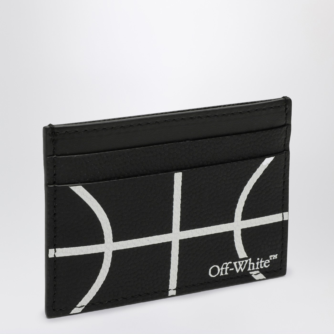 Off-White™ Black leather basketball card holder | TheDoubleF