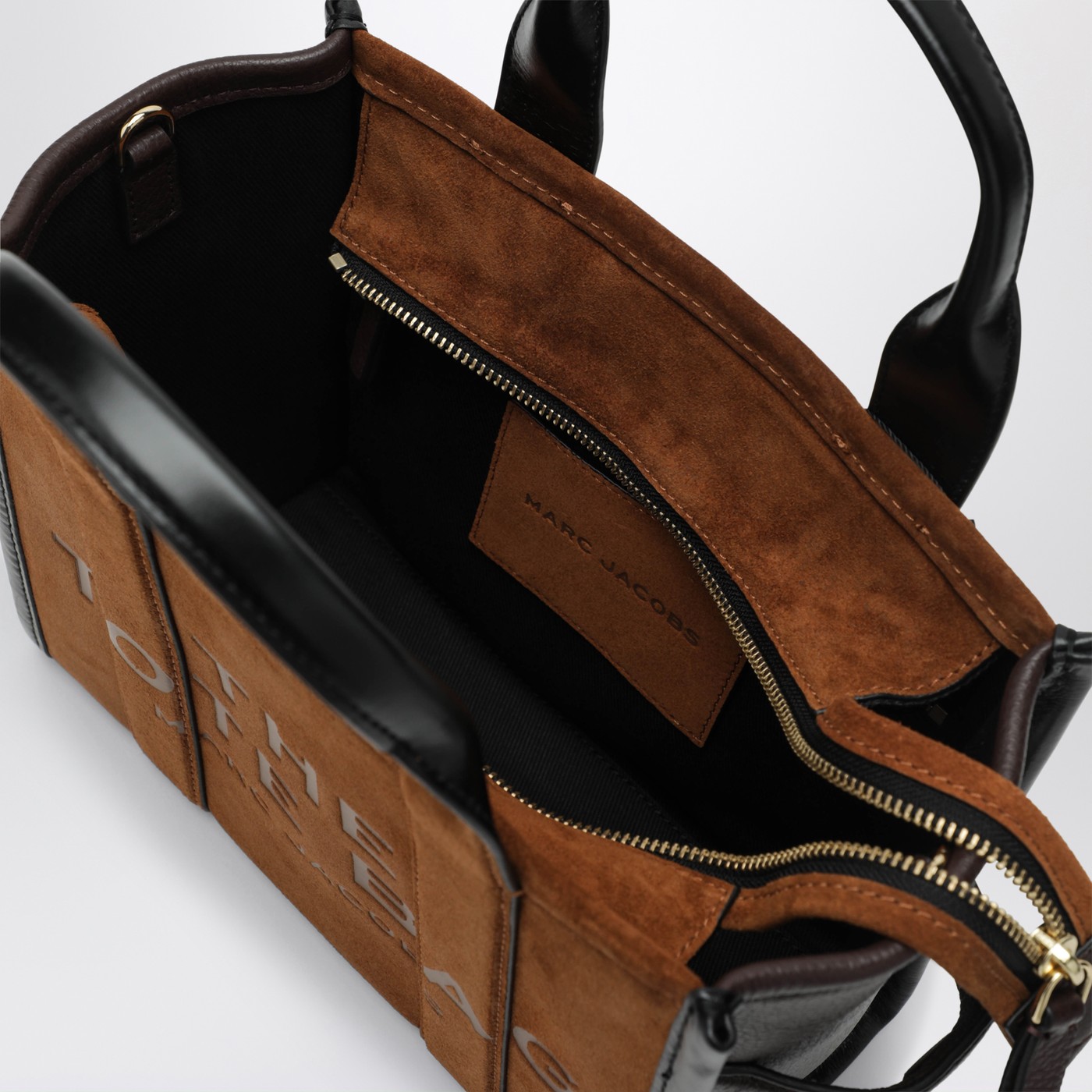 Marc Jacobs Small copper suede tote bag | TheDoubleF