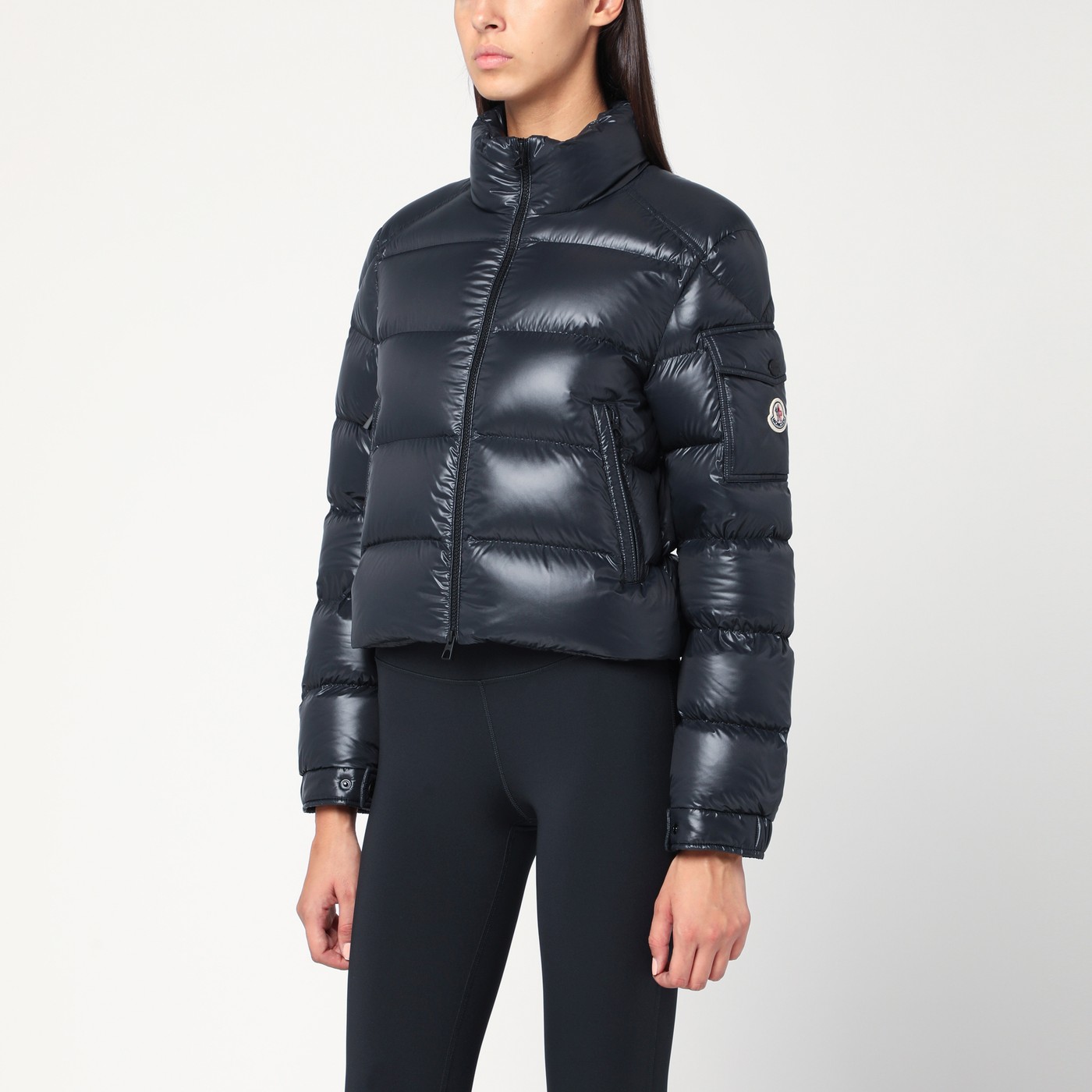 Moncler Black Petra short puffer jacket | TheDoubleF