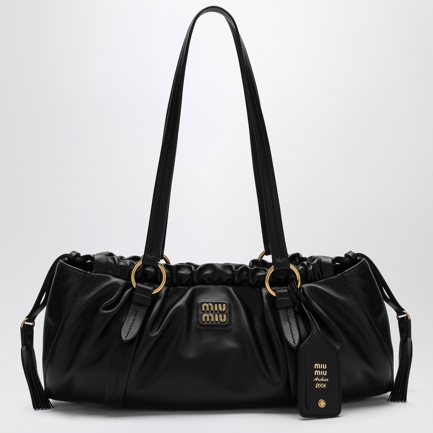 Miu Miu Joie black nappa bag | TheDoubleF