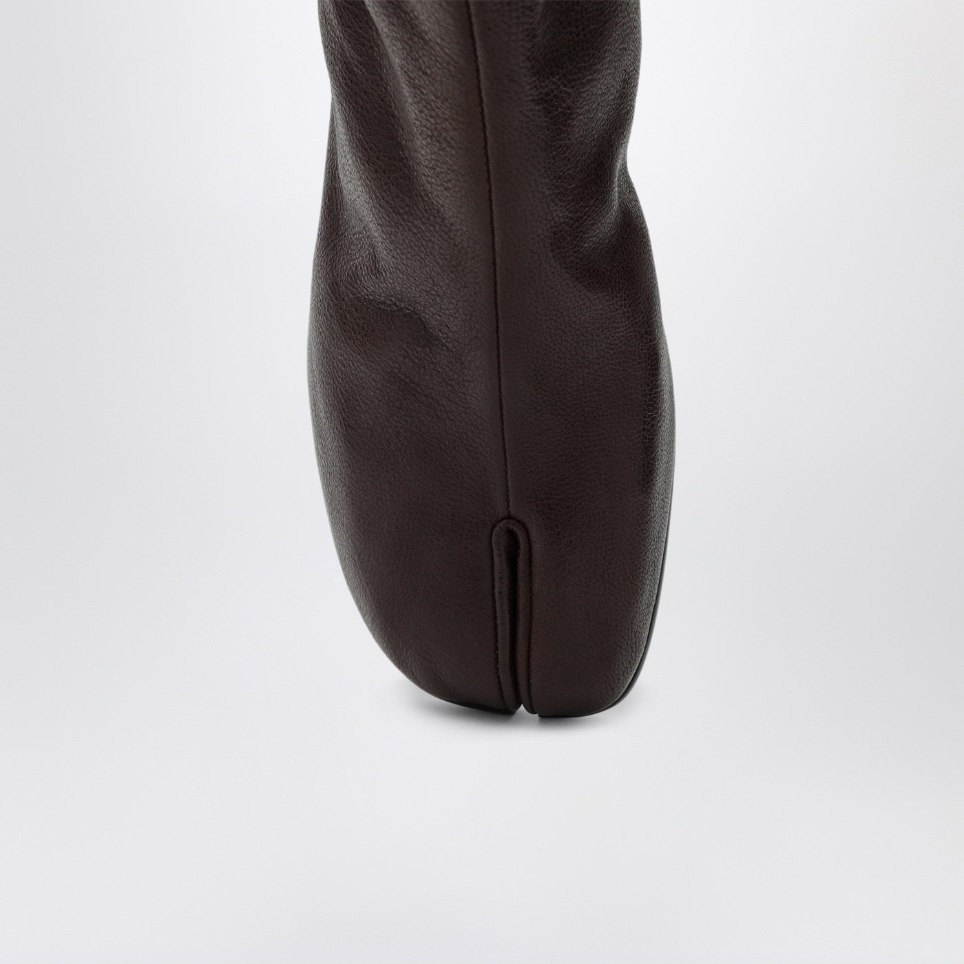 Maison Margiela Brown leather Tabi ankle boots | TheDoubleF