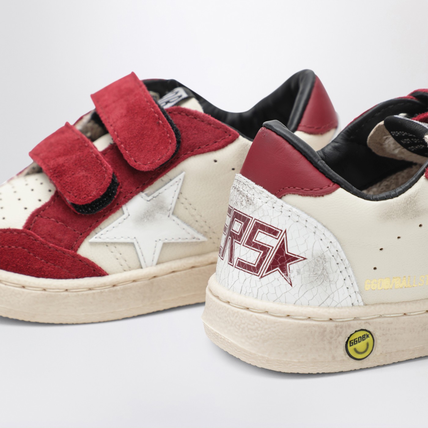 Golden Goose Baskets Ball Star blanches/rouges | TheDoubleF