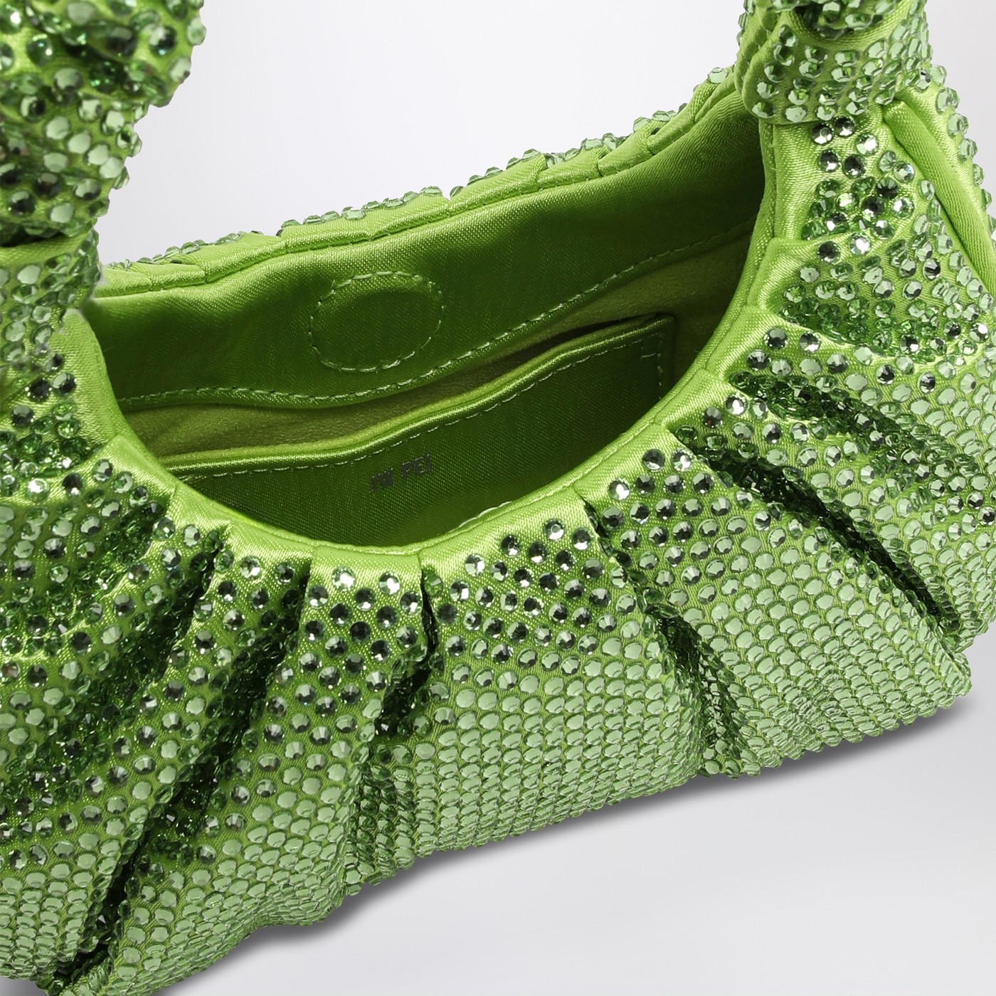 JW PEI Green Gabbi handbag with crystals | TheDoubleF