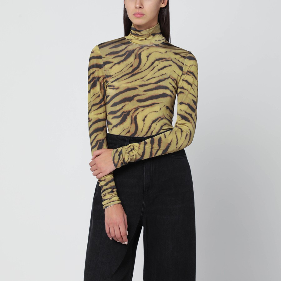 zebra turtleneck