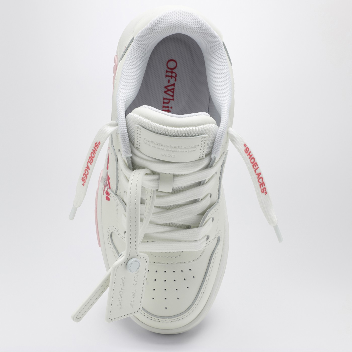 Off-White™ Baskets Out Of Office blanches/roses avec inscription For ...