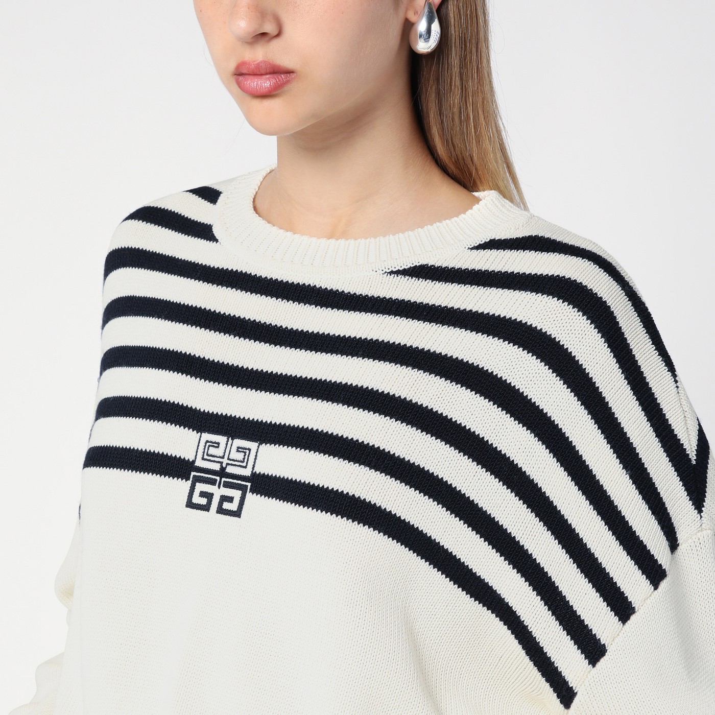 Givenchy 4G striped jersey white/black | TheDoubleF