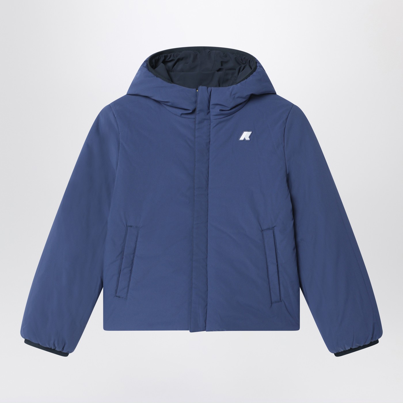 K-Way Reversible Jack jacket in blue/cobalt blue | TheDoubleF