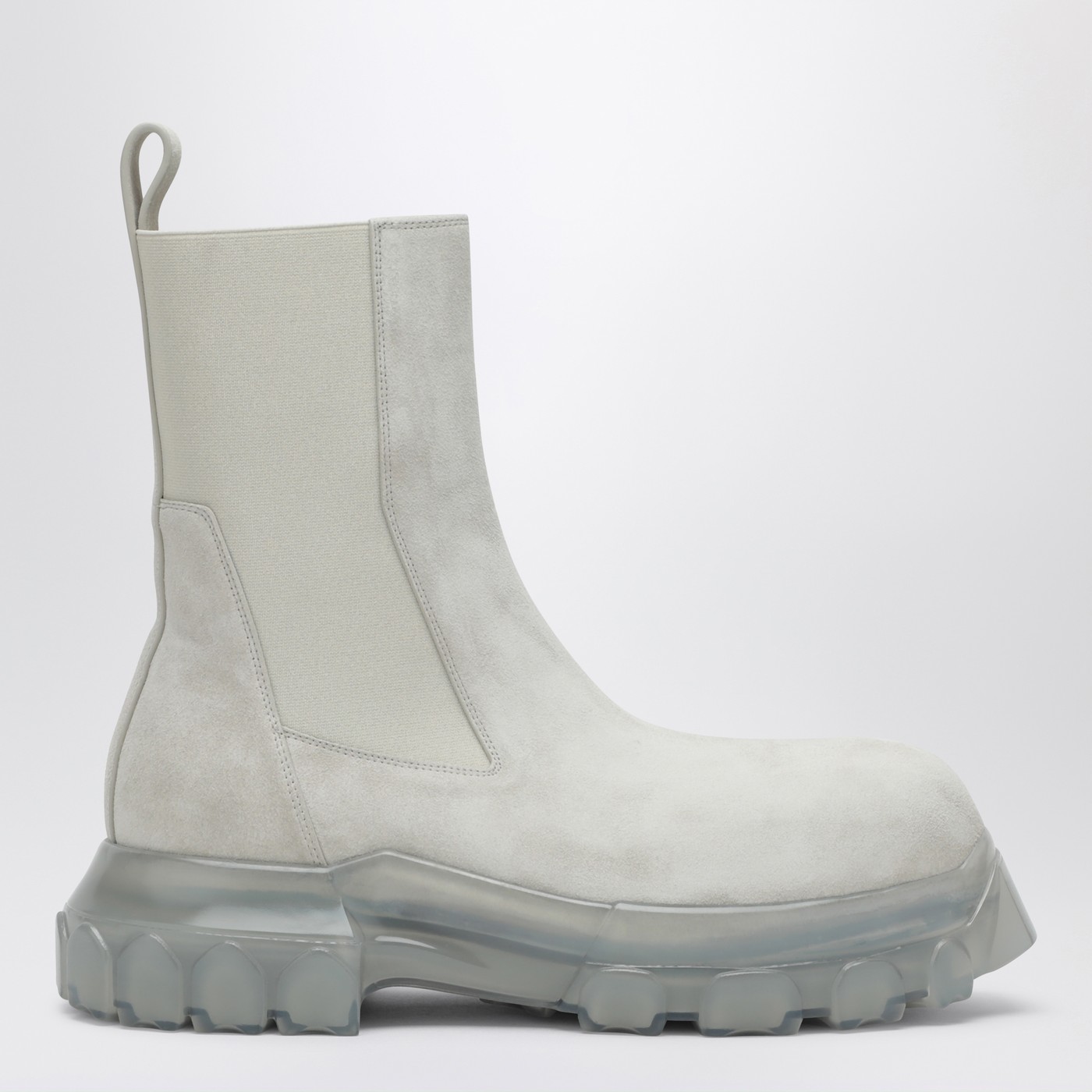 Rick Owens Weißer Bozo Tractor Stiefel | TheDoubleF
