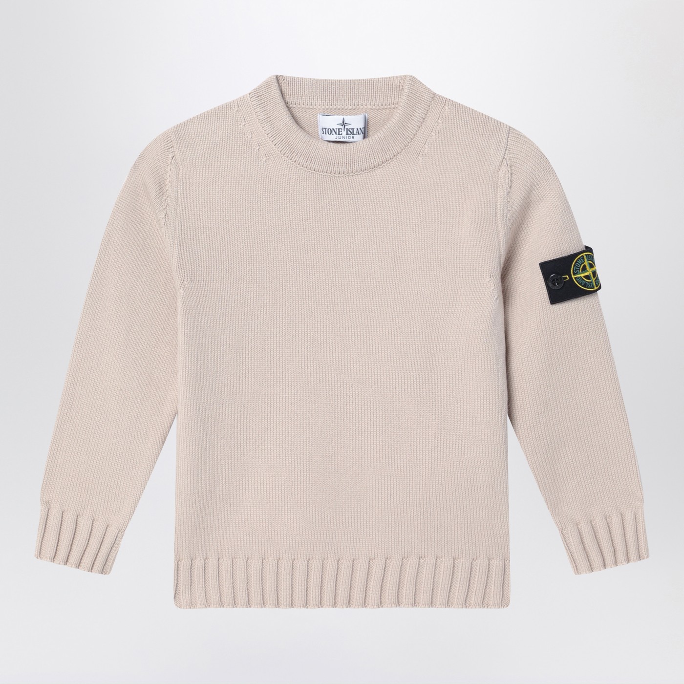 Stone Island Beiger Pullover aus Baumwoll-Mischgewebe | TheDoubleF