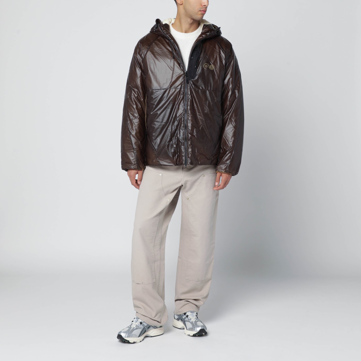 Purple Mountain Observatory Faded olive green Obsidian puffer jacket ...