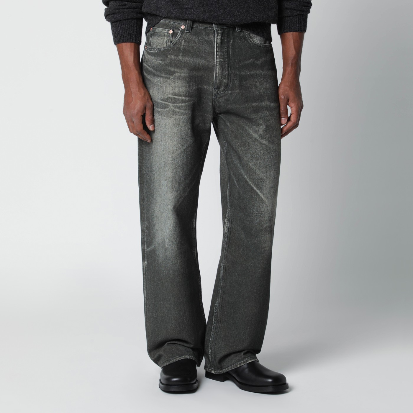 Our Legacy Black jeans with Aurora print | TheDoubleF