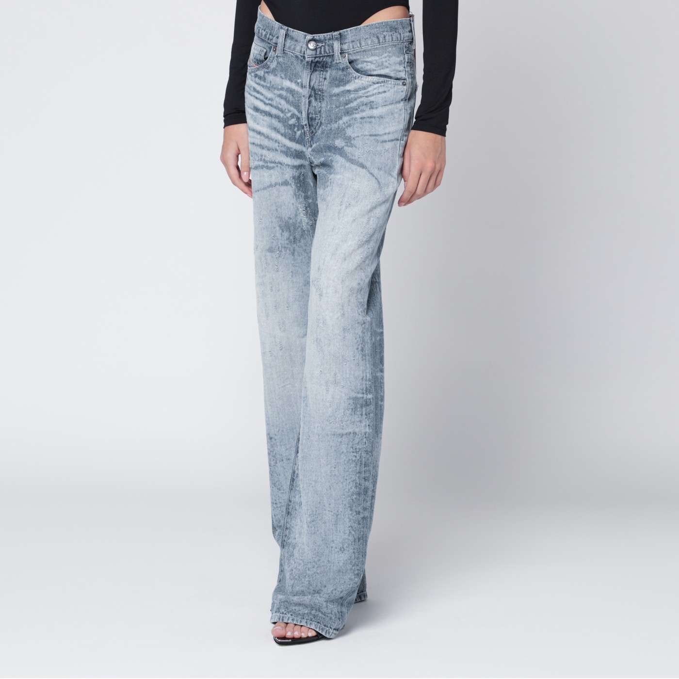 Diesel Jean 1971 D-Sent en denim bleu clair stonewashed | TheDoubleF