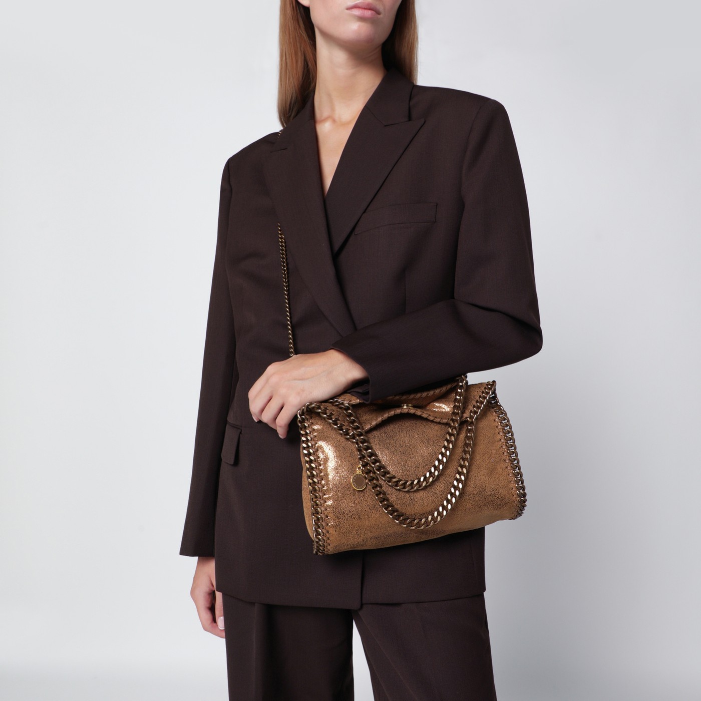 Stella McCartney Falabella Mini Tote bronze | TheDoubleF