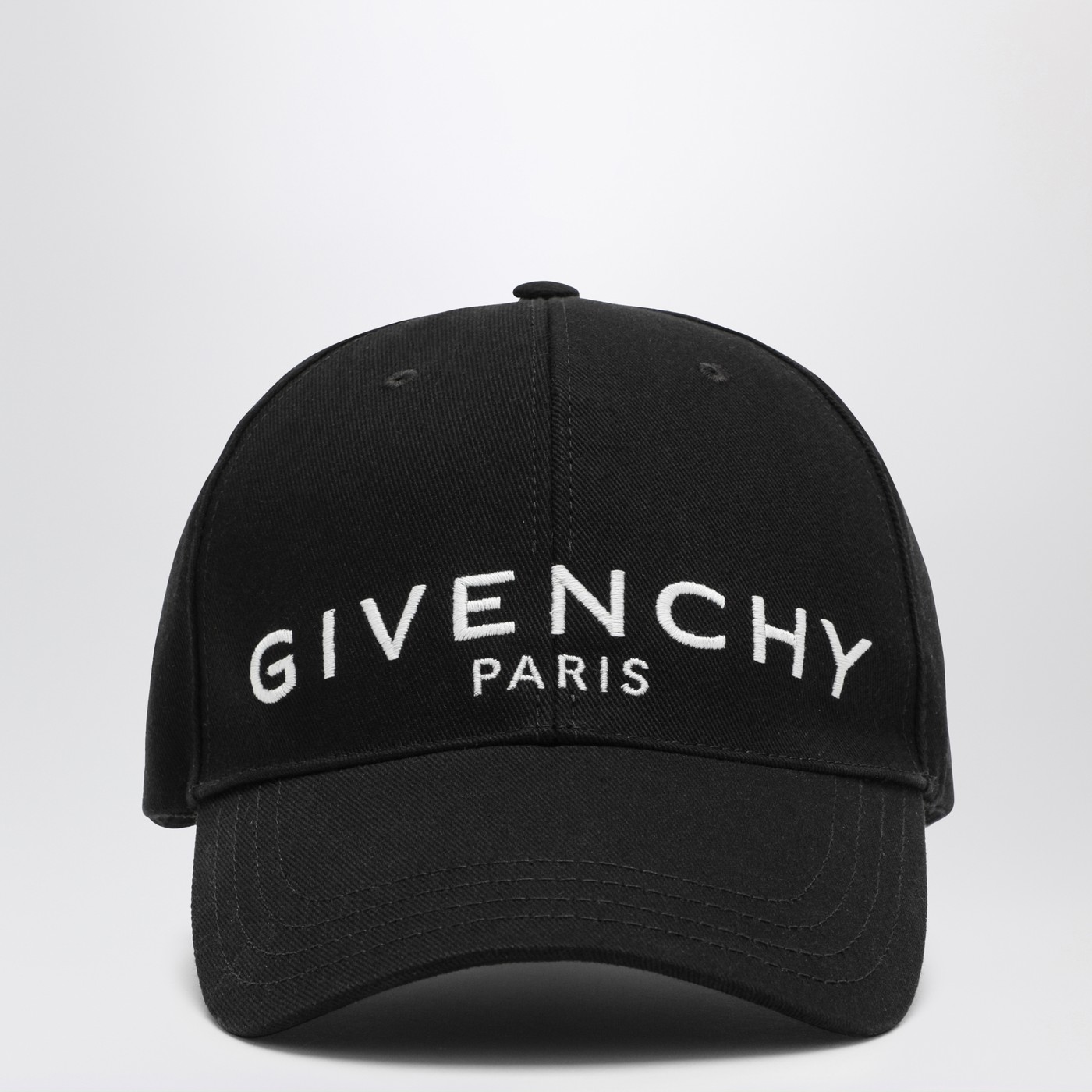 Givenchy Black logo-embroidery baseball cap | TheDoubleF
