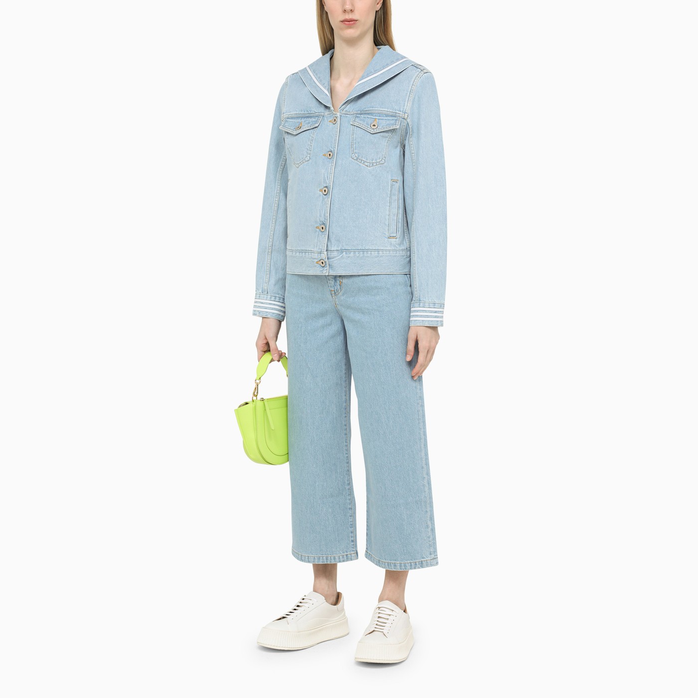 KENZO Jean court bleu clair en denim | TheDoubleF