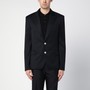 Balmain Black single-breasted jacket in wool | TheDoubleF