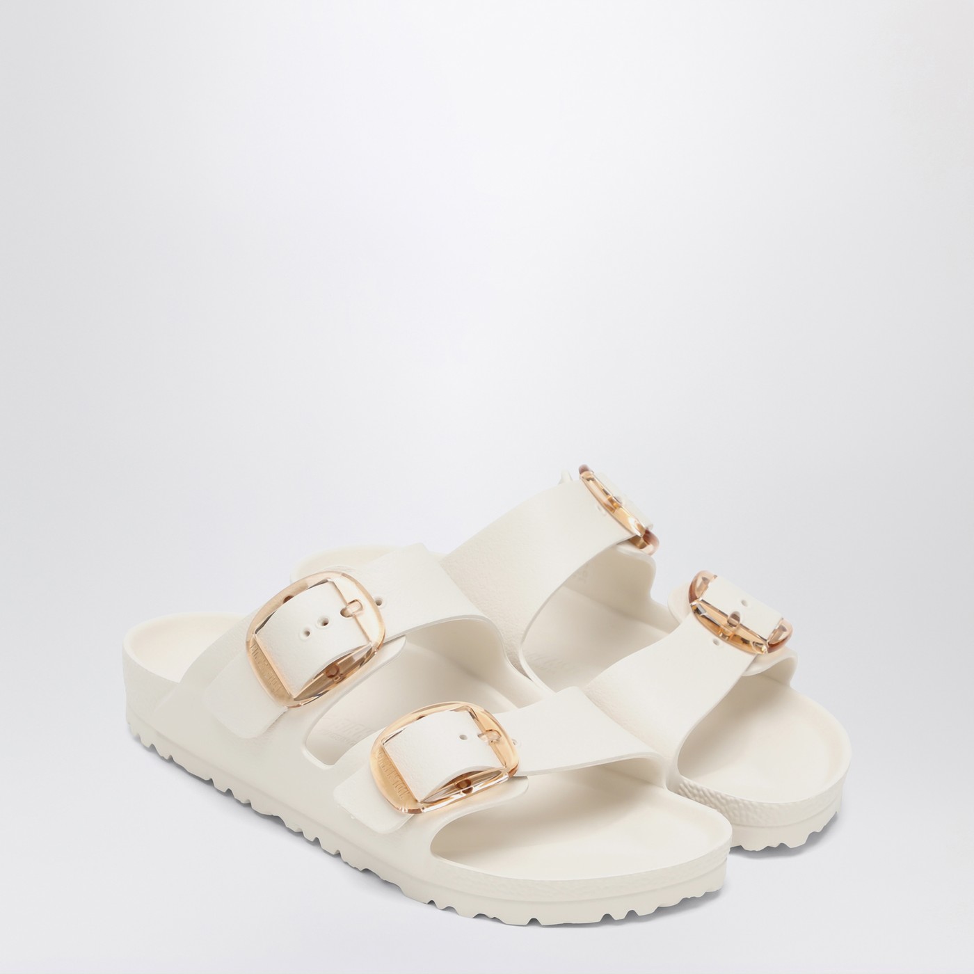Birkenstock Slide Arizona Big Buckle in ivory EVA | TheDoubleF