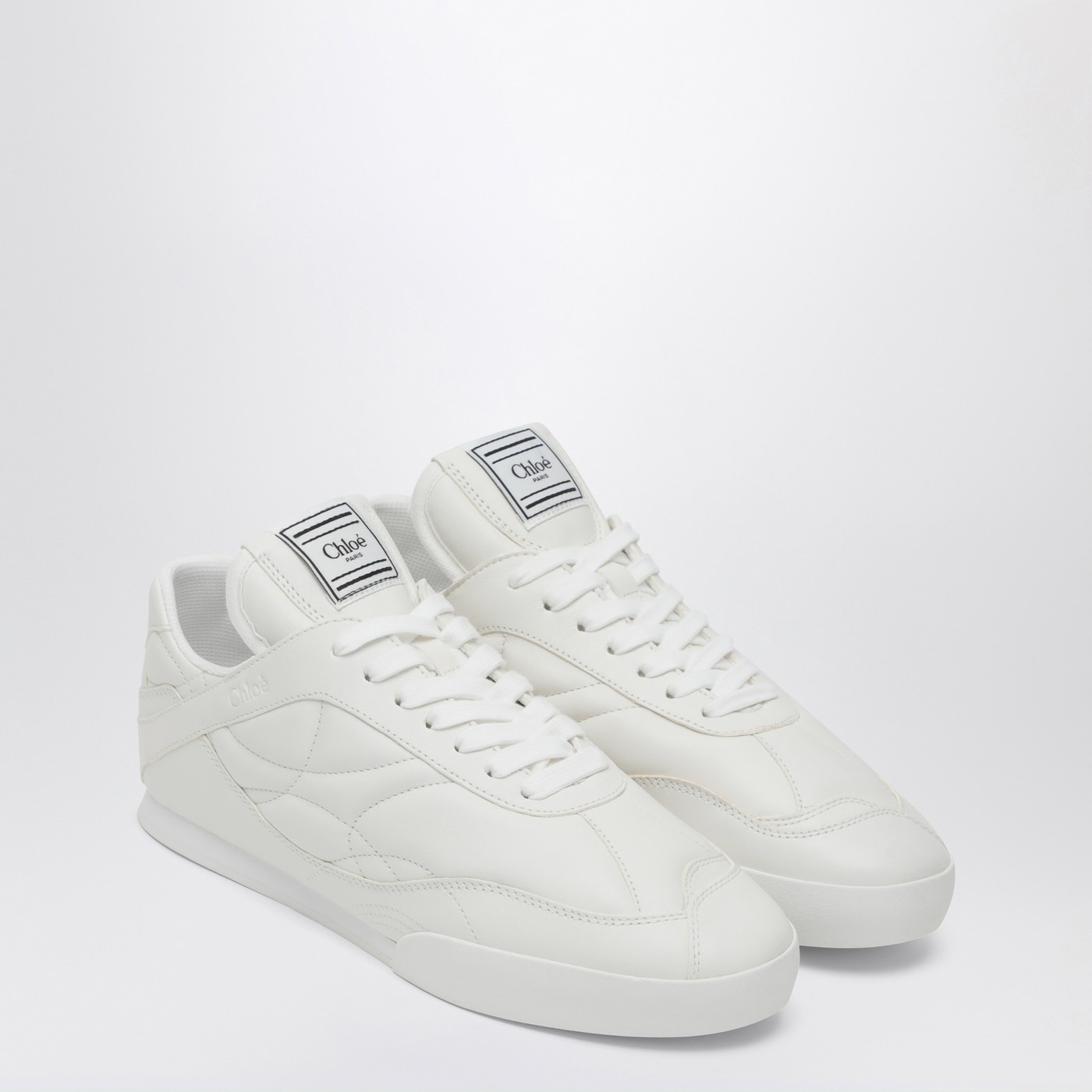 Chloé Chloé Kick white leather sneaker | TheDoubleF