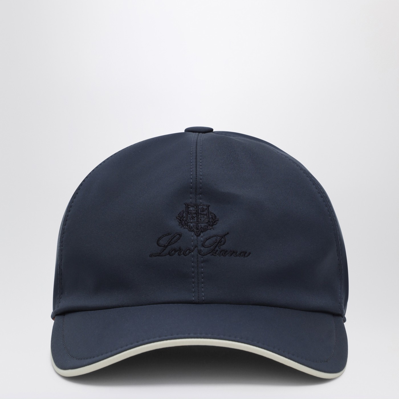 Loro Piana Navy blue/ivory baseball cap | TheDoubleF